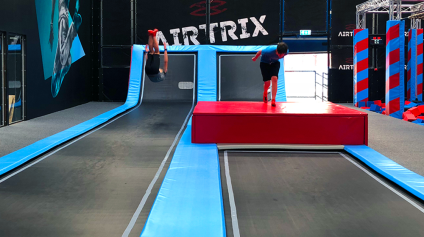Forlystelser i Airtrix Trampolinpark Ishøj | DKs bedste actionpark